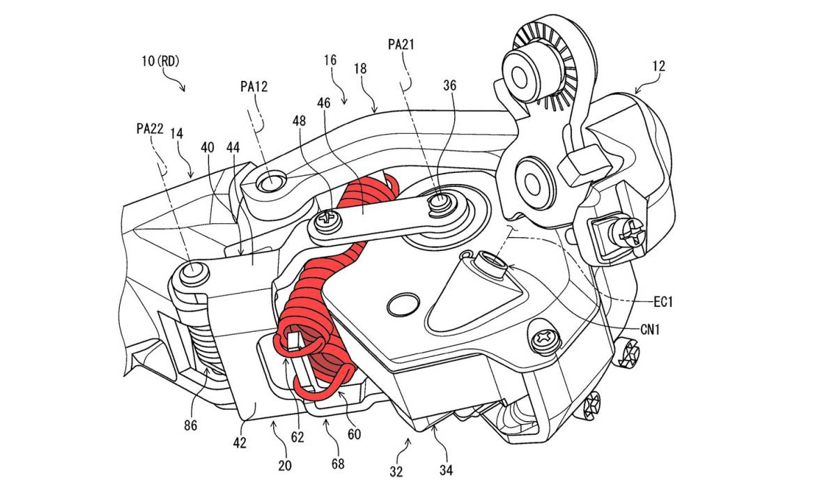 Patent Patrol: Shimano Di2 Derailleur Floats Internals for Impact ...