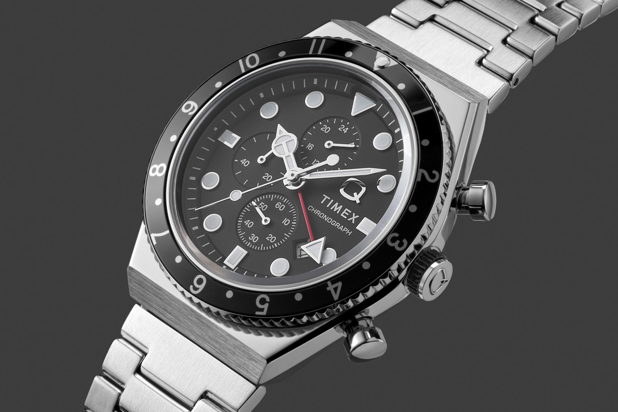 Three Cheers: Timex Adds Triple Time Zone Function to Q Chronograph ...
