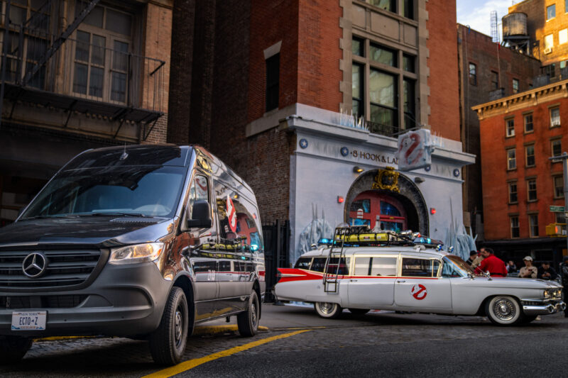 Ghostbusters Go Van Life With Mercedes 'ECTO-Z' Silver Screen Debut