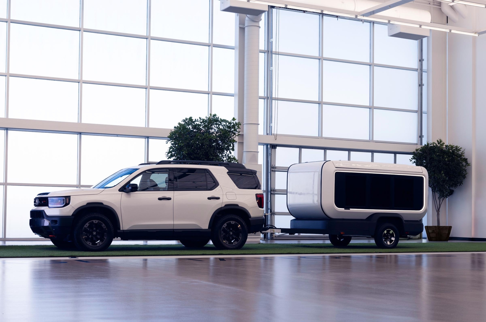 Honda Goes Camping With Base Station Prototype Travel Trailer | GearJunkie