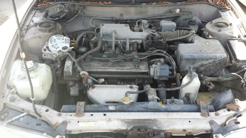 95 96 97 TOYOTA COROLLA ENGINE VIN A 4TH DIGIT 1.6L 4AFE ENG CALIF ...