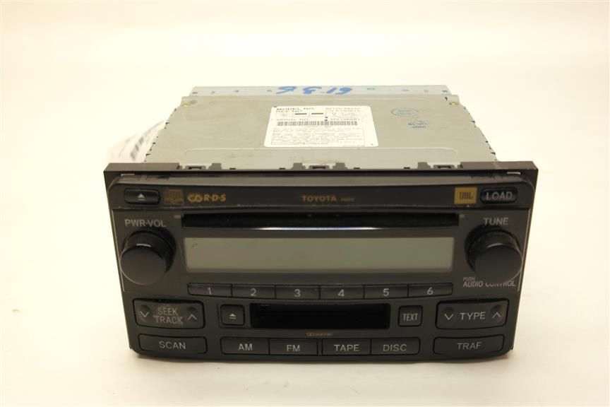 Purchase 2006 TOYOTA HIGHLANDER RADIO RECEIVER 86120-48430 in Rancho ...