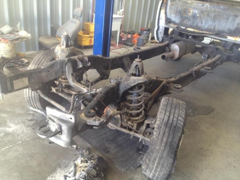 06 07 DODGE RAM 2500 PICKUP 4x4 Quad Cab 6'3" 84k BARE FRAME 11738