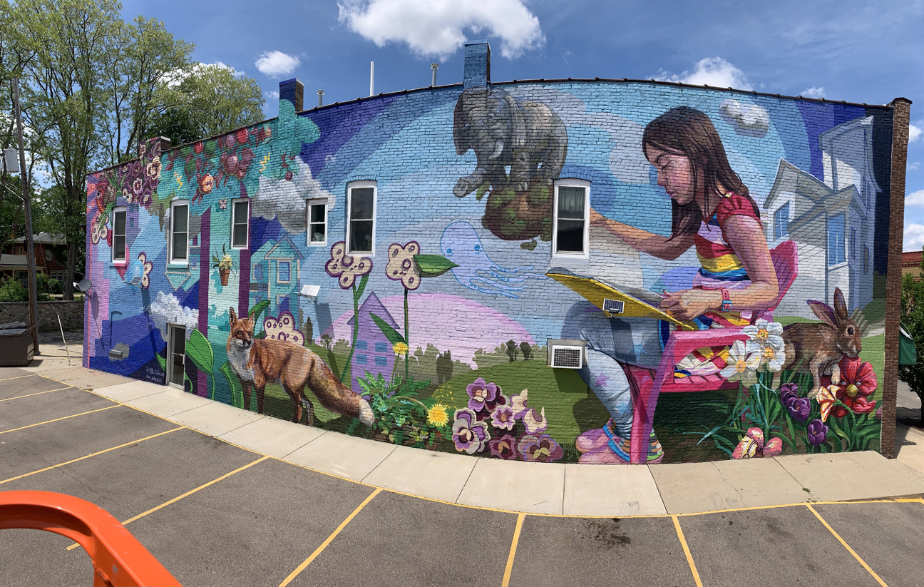 benjamin duke : Mural Projects : From Books to Books