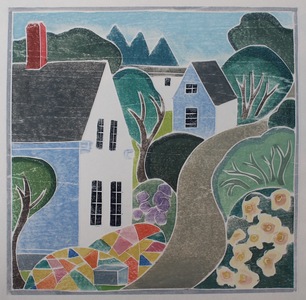 Kate Hanlon : Works on Paper : White Line Woodcuts