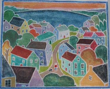 Kate Hanlon : Works on Paper : White Line Woodcuts