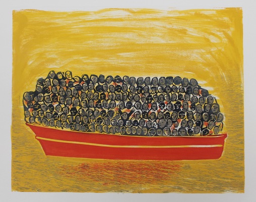 Kate Hanlon : Works on Paper : Woodcut Monoprints