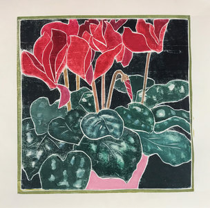 Kate Hanlon : Works on Paper : White Line Woodcuts