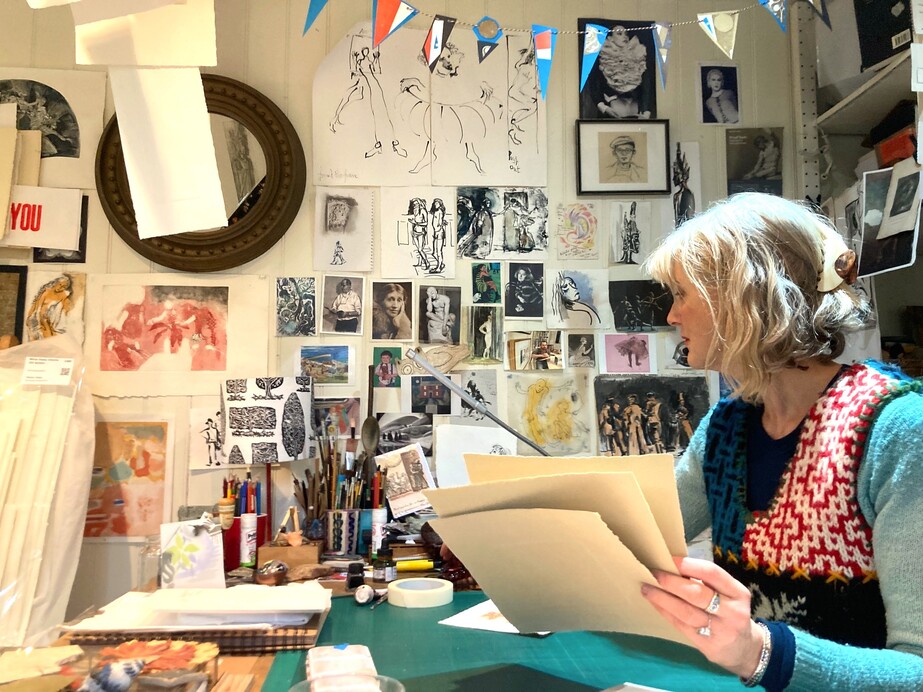 Helen Adie : Monoprints