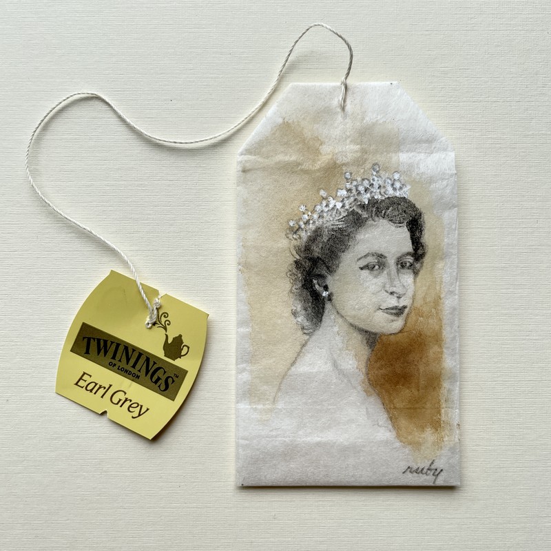 RUBY SILVIOUS : Tea bag Art : 26 Days of Tea in France (2017)