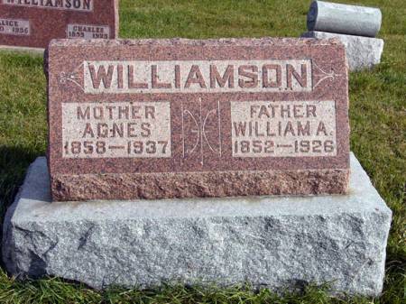 WILLIAMSON, AGNES - Adams County, Iowa | AGNES WILLIAMSON - Iowa ...