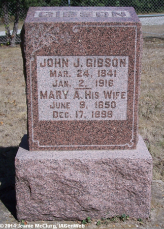 GIBSON, MARY A. - Appanoose County, Iowa | MARY A. GIBSON - Iowa ...
