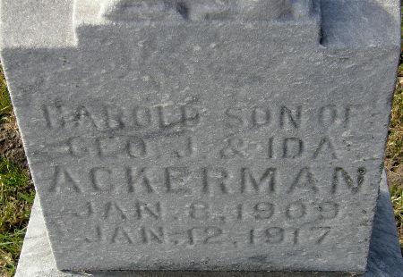 ACKERMAN, HAROLD - Black Hawk County, Iowa | HAROLD ACKERMAN - Iowa ...