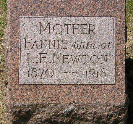 NEWTON, FANNIE - Black Hawk County, Iowa | FANNIE NEWTON - Iowa ...