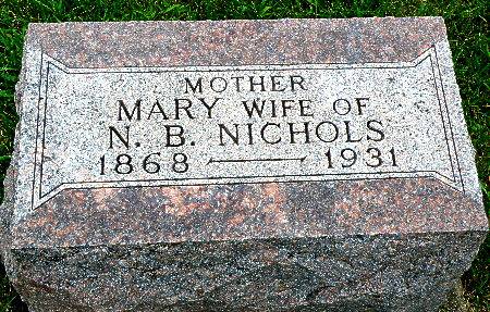 NICHOLS, MARY - Black Hawk County, Iowa | MARY NICHOLS - Iowa ...
