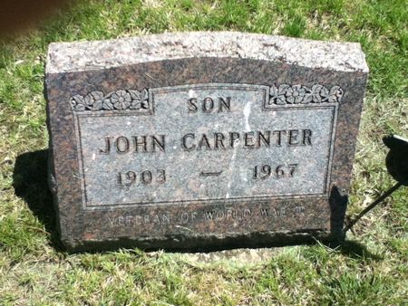 CARPENTER, JOHN - Boone County, Iowa | JOHN CARPENTER - Iowa Gravestone ...