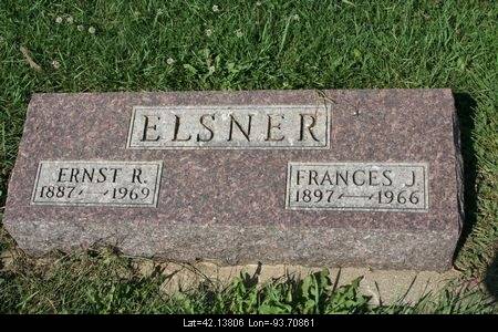 ELSNER, FRANCES J. - Boone County, Iowa | FRANCES J. ELSNER - Iowa ...