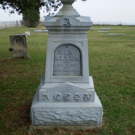 ALLEN, A.A. - Buchanan County, Iowa | A.A. ALLEN - Iowa Gravestone Photos