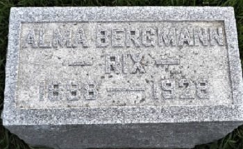 RIX, ALMA CAROLINE - Cedar County, Iowa | ALMA CAROLINE RIX - Iowa ...