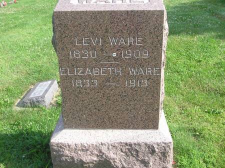 WARE, LEVI - Cherokee County, Iowa | LEVI WARE - Iowa Gravestone Photos