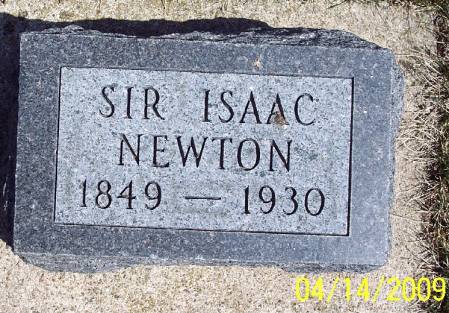 NEWTON, SIR ISAAC - Crawford County, Iowa | SIR ISAAC NEWTON - Iowa ...