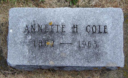 COLE, ANNETTE - Delaware County, Iowa | ANNETTE COLE - Iowa Gravestone ...