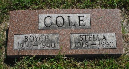 COLE, BOYCE - Delaware County, Iowa | BOYCE COLE - Iowa Gravestone Photos