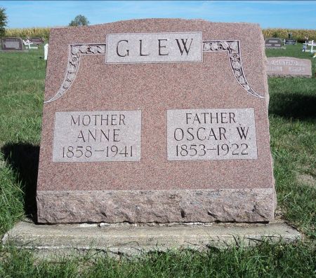 GLEW, ANNE - Delaware County, Iowa | ANNE GLEW - Iowa Gravestone Photos