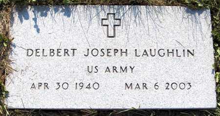 LAUGHLIN, DELBERT JOSEPH - Dubuque County, Iowa | DELBERT JOSEPH LAUGHLIN - Iowa Gravestone Photos