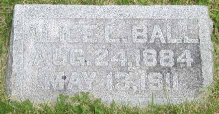 BALL, ALICE L. - Fayette County, Iowa | ALICE L. BALL - Iowa Gravestone ...