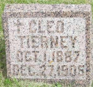 TIERNEY, CLEO - Fayette County, Iowa | CLEO TIERNEY - Iowa Gravestone ...