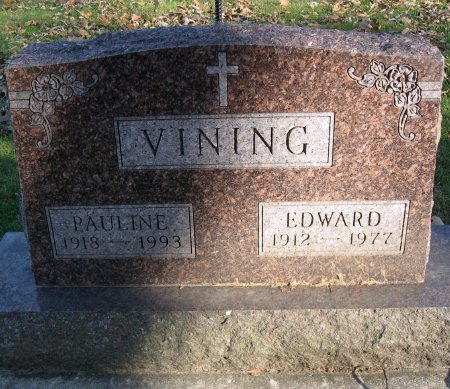 VINING, EDWARD - Floyd County, Iowa | EDWARD VINING - Iowa Gravestone ...