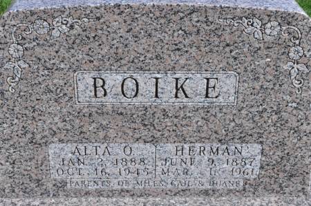 BOIKE, HERMAN - Grundy County, Iowa | HERMAN BOIKE - Iowa Gravestone Photos
