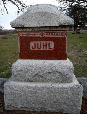 JUHL, FAMILY MONUMENT - Hancock County, Iowa | FAMILY MONUMENT JUHL ...