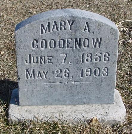 GOODENOW, MARY A. - Ida County, Iowa | MARY A. GOODENOW - Iowa ...