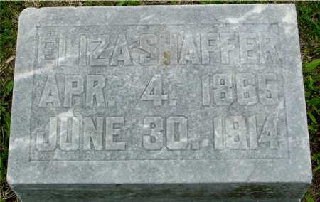 SHAFFER, ELIZA - Ida County, Iowa | ELIZA SHAFFER - Iowa Gravestone Photos