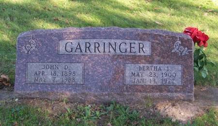 GARRINGER, JOHN D. - Iowa County, Iowa | JOHN D. GARRINGER - Iowa ...