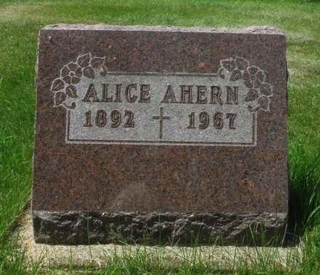 AHERN, ALICE - Jackson County, Iowa | ALICE AHERN - Iowa Gravestone Photos