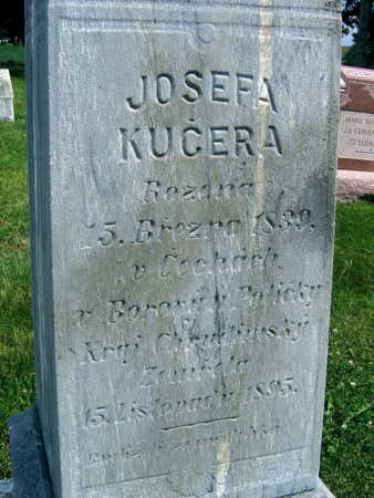 KUCERA, JOSEFA - Johnson County, Iowa | JOSEFA KUCERA - Iowa Gravestone ...