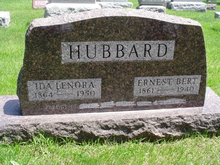 HUBBARD, ERNEST BERT - Jones County, Iowa | ERNEST BERT HUBBARD - Iowa Gravestone Photos