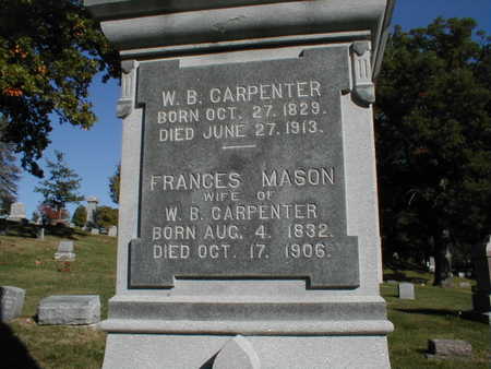 CARPENTER, W.B. AND F. A. - Linn County, Iowa | W.B. AND F. A ...