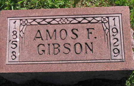GIBSON, AMOS F. - Linn County, Iowa | AMOS F. GIBSON - Iowa Gravestone ...