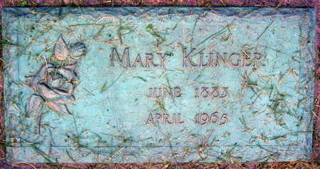 KLINGER, MARY - Linn County, Iowa | MARY KLINGER - Iowa Gravestone Photos