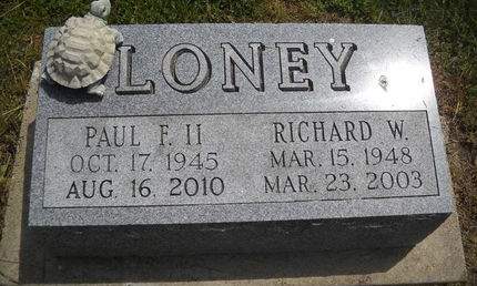 LONEY, PAUL FREDERICK (FRED) II - Lucas County, Iowa | PAUL FREDERICK ...