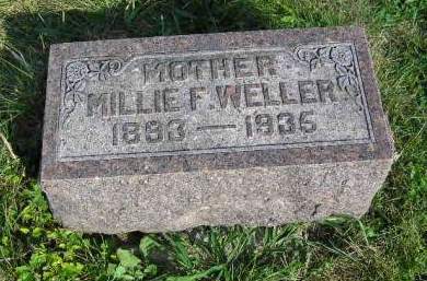 WELLER, MILLIE F. - Lucas County, Iowa | MILLIE F. WELLER - Iowa ...