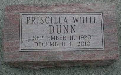 DUNN, PRISCILLA WHITE - Madison County, Iowa | PRISCILLA WHITE DUNN ...