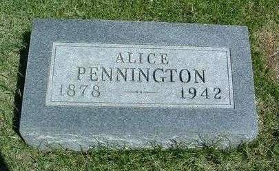 PENNINGTON, ALICE - Madison County, Iowa | ALICE PENNINGTON - Iowa ...