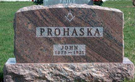 PROHASKA, JOHN - Madison County, Iowa | JOHN PROHASKA - Iowa Gravestone ...