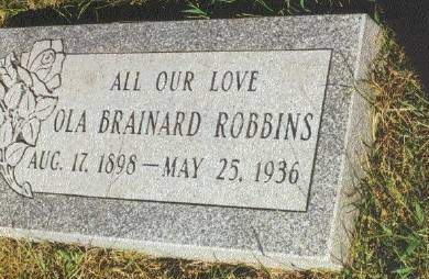 BRAINARD ROBBINS, OLA - Mahaska County, Iowa | OLA BRAINARD ROBBINS ...