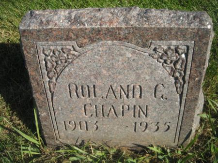 CHAPIN, ROLAND G. - Mills County, Iowa | ROLAND G. CHAPIN - Iowa ...